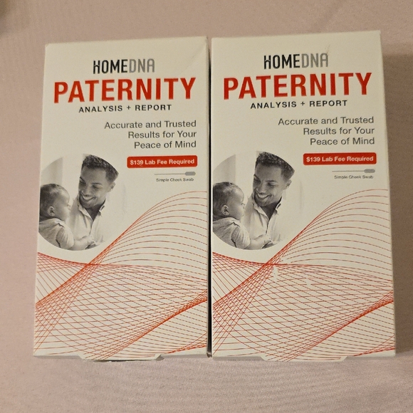 HOME DNA | Accents | Paternity Test Kit White And Red 2 Boxes In This ...